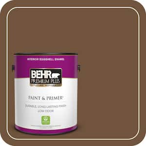 BEHR PREMIUM PLUS 1 qt. #PPU4-20 Ancient Root Flat Exterior Paint ...
