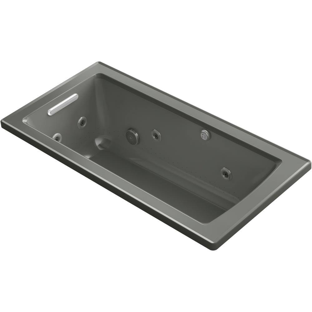 KOHLER Archer 60 in. Rectangular Drop in. Whirlpool and Air Bath ...