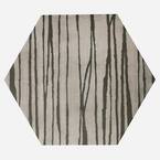 Ivy Hill Tile Eclipse Burst Sand 7.79 in. x 0.59 in. Matte Porcelain ...