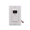 Woods 15-Amp 7-Day In-Wall Programmable Digital Timer Switch, White ...