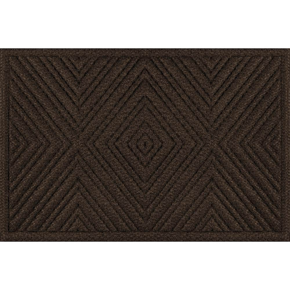 TrafficMaster Diamond Gem 24 in. x 36 in. Walnut Doormat ...
