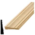 Alexandria Moulding 3/4 in. x 1-1/4 in. x 96 in. Hemlock Wood Drip Cap ...