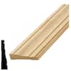 Alexandria Moulding WM 445 11/16 in. D x 3-1/4 in. W Pine Wood Casing ...
