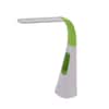 27-3/4 in. Lime Green LED Desk Lamp with Bladeless Fan, Dimmer and ...