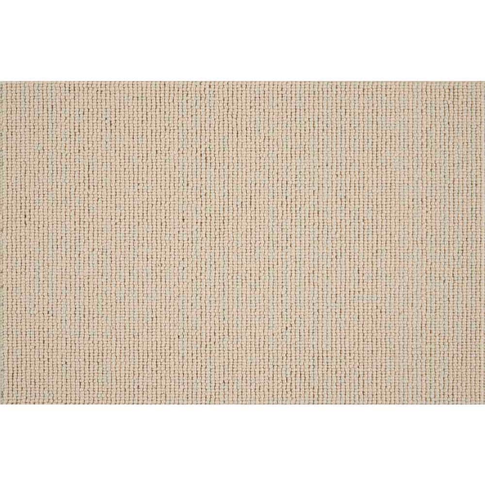 Natural Harmony Cornerstone - Ivory - Beige 13.2 ft. 42 oz. Wool Loop ...