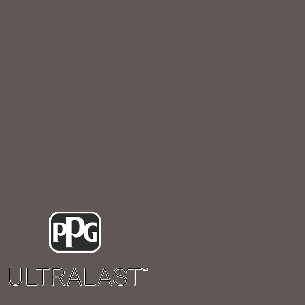 PPG UltraLast 5 gal. PPG1007-7 Bark Eggshell Interior Paint and Primer ...