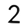 Montague Metal Products 4 in. Black Aluminum Floating or Flat Modern ...