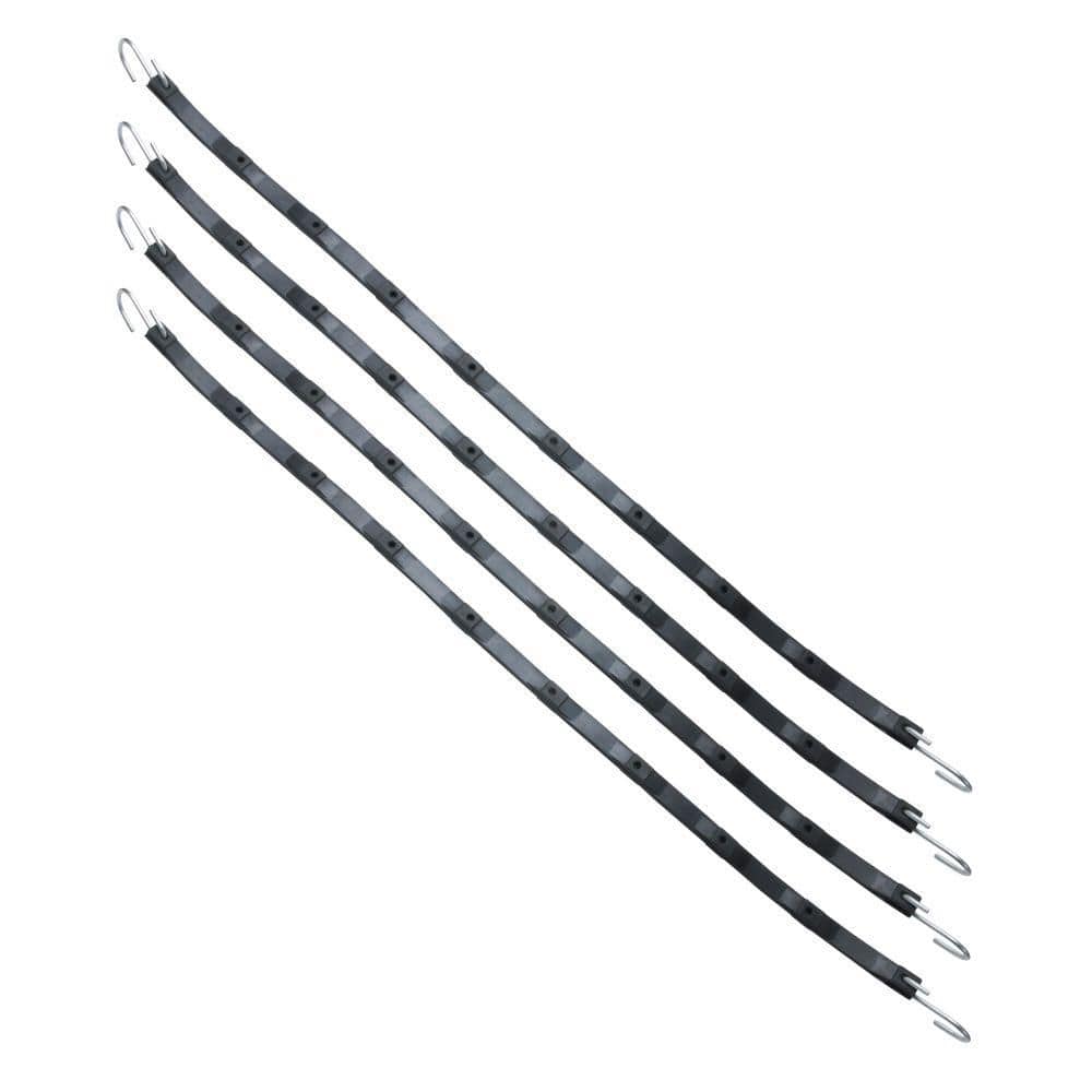 Husky 4 in-3 4 in Adjustable Heavy Duty EPDM Tarp Strap, 4 Pack 56235 ...