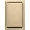 Builders Edge 8.125 in. x 12 in. #012 Dark Almond Jumbo Mounting Block ...