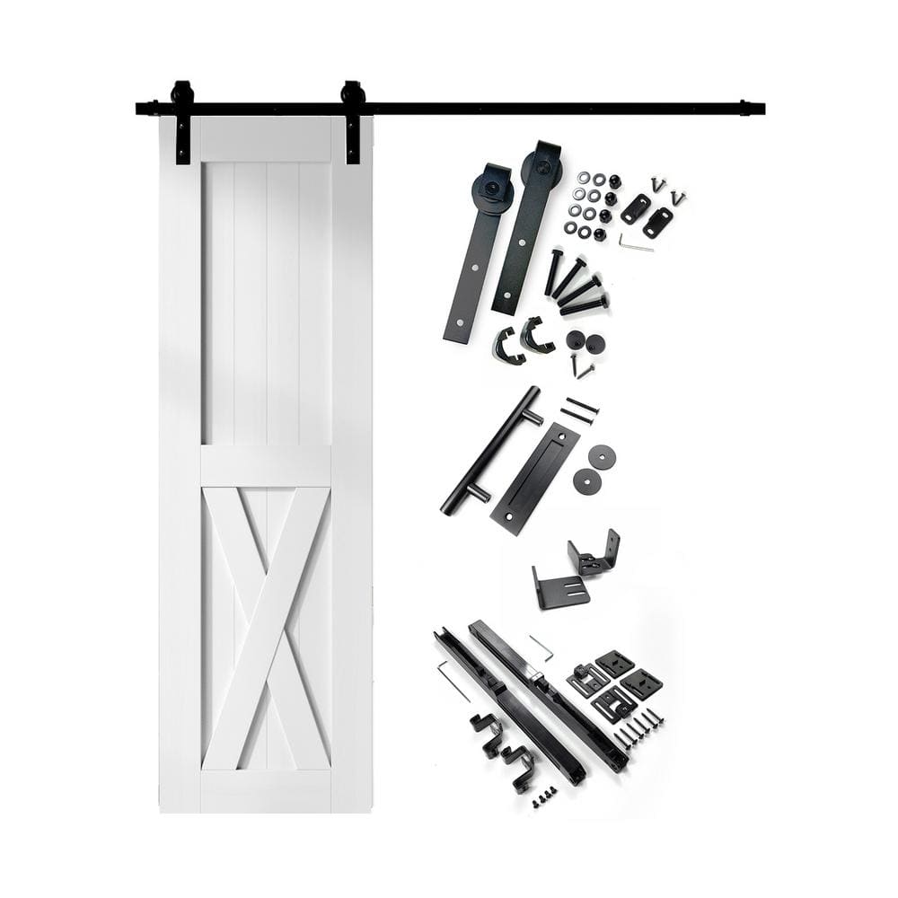 Reviews for HOMACER 30 in. x 84 in. X-Frame White Solid Pine Wood ...