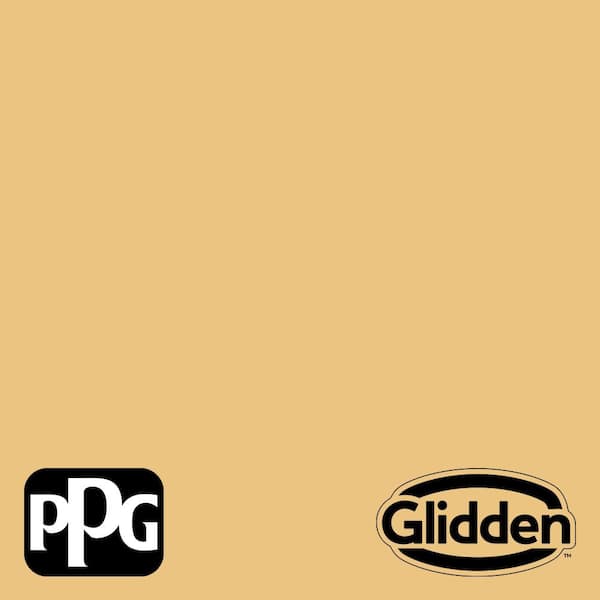 Glidden 8 oz. PPG1208-4 Gold Buff Satin Interior Paint Sample PPG1208 ...