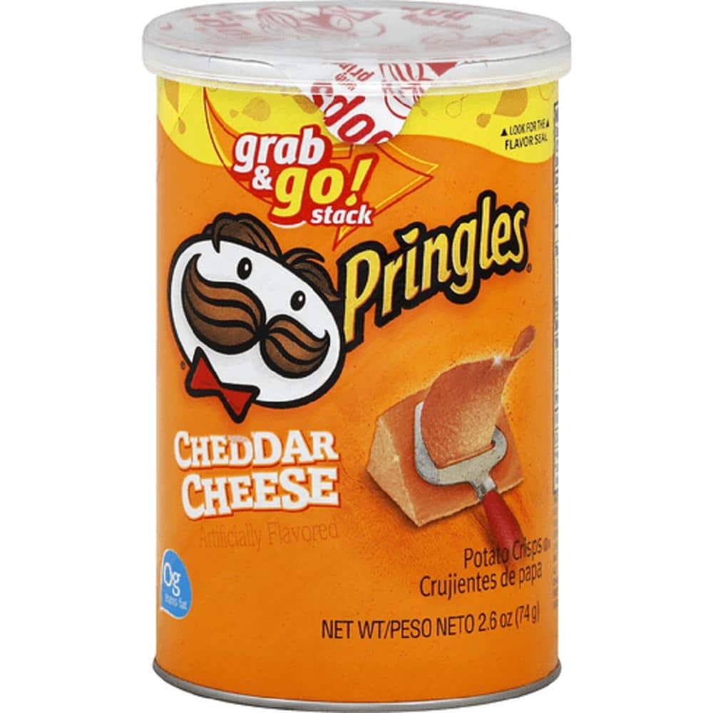 Pringles Chips, 2.5 oz. Cheddar Cheese, Grab n Go KEE16670 - The Home Depot