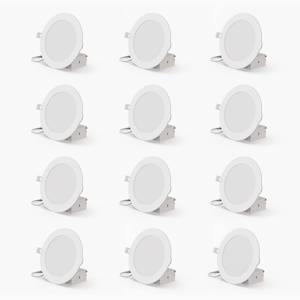 InfiBrite 6 in. 5CCT Selectable White New Construction 12-Watt 1200 ...