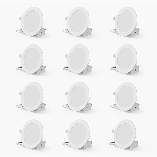 InfiBrite 6 in. 5CCT Selectable White New Construction 12-Watt 1200 ...