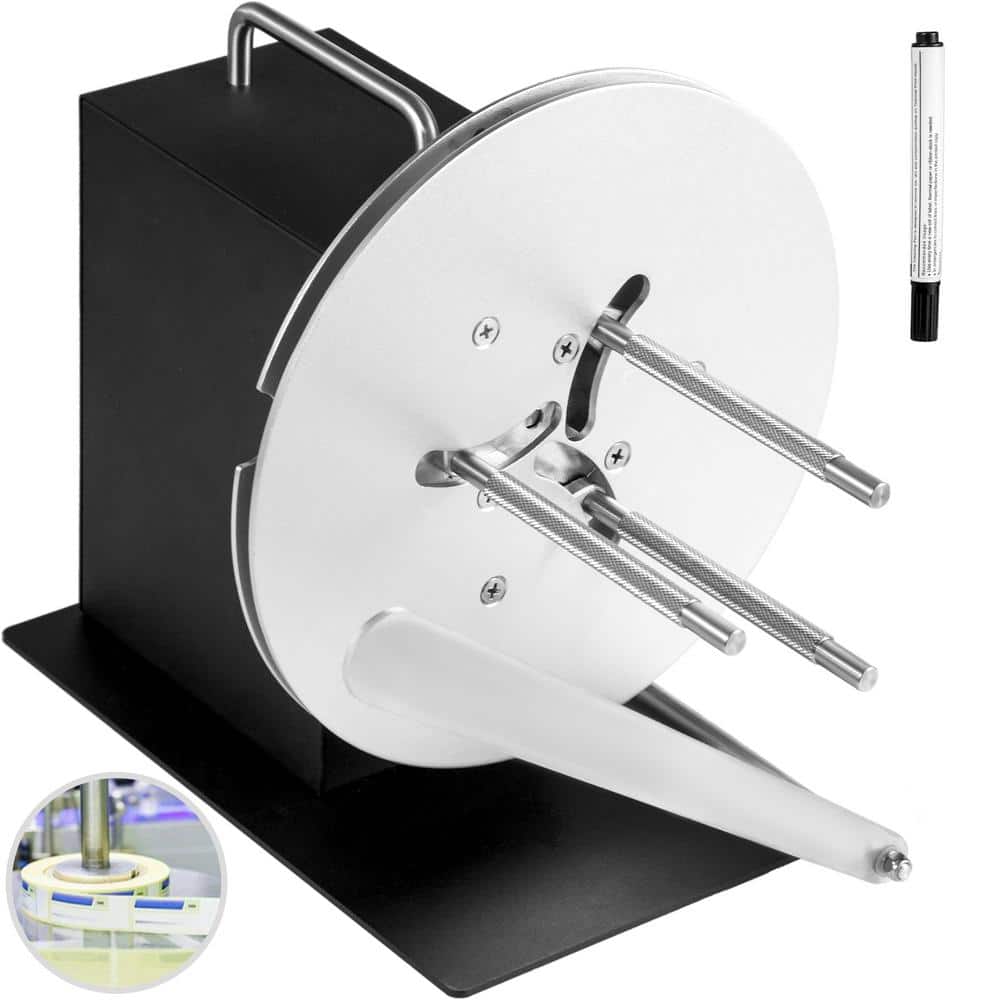 VEVOR Label Rewinder 120 mm Width Label Rewinder Machine Bi-Directional ...