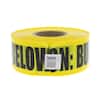 IDEAL 3 in. x 1,000 ft. Buried Electrical Line Caution Tape, Yellow (1 Roll) 42-102 - The Home Depot