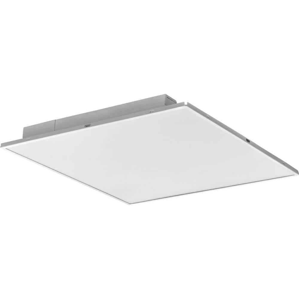Lithonia Lighting 2 ft. x 2 ft. Fully Luminous White Integrated LED Lay ...