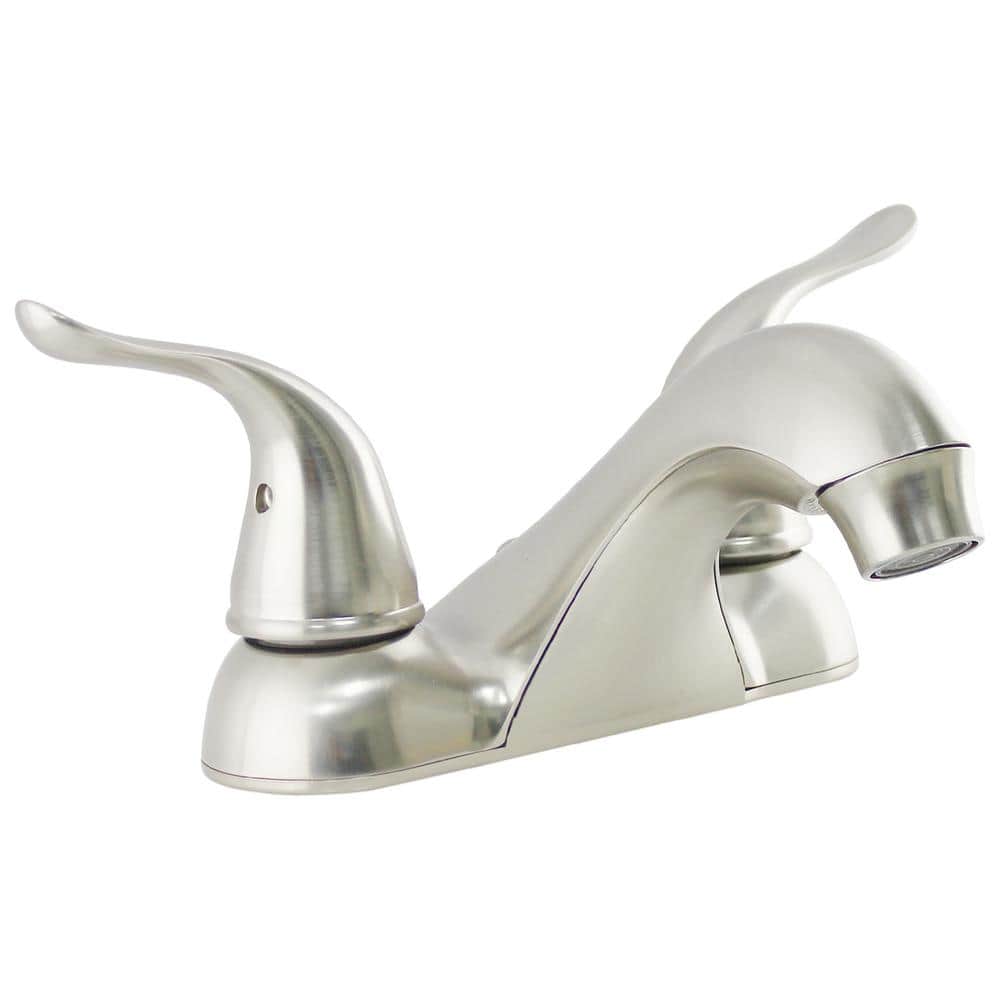 WASSERMAN FAUCETS Double Handle Low-Rise Spout Lavatory Faucet with ...