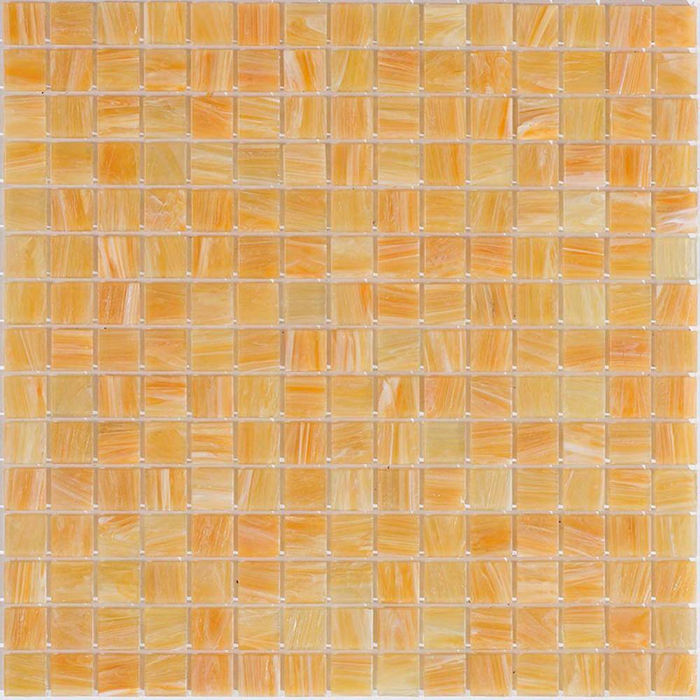 Apollo Tile Celestial 4" x 6" Glossy Buff Beige Glass Mosaic Uniform ...