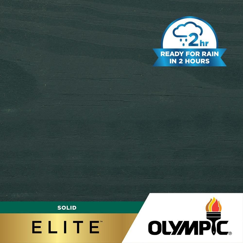 Olympic Elite 8 oz. SC-1045 Midnight Blue Solid Advanced Exterior Wood ...