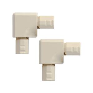 TrimMaster Black 3/8 in. Bullnose Inside Corner Tile Edging Trim, 2 ...