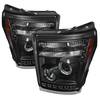 Spyder Auto Ford F-250/F-350/F450 Super Duty 11-16 Projector Headlights ...