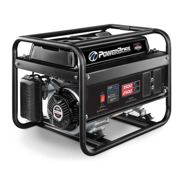 PowerBoss 2,500-Watt Recoil Start Gasoline Powered Portable Generator ...