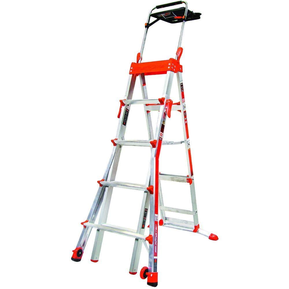 Little Giant Ladder Systems 8 ft. Aluminum Select Step Multi-Position ...