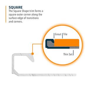 TrimMaster - Black - Tile Edging Trim - Tile Tools - The Home Depot