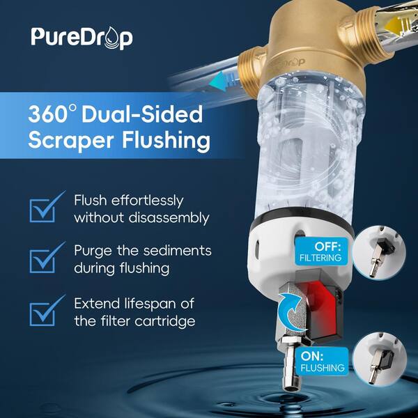 Lake Water Filtration System 40 Micron With Scraper - Reusable Whole ...