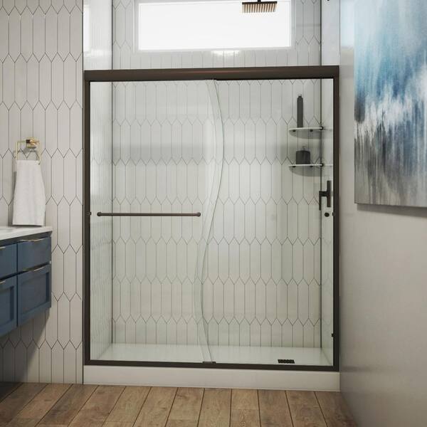 DreamLine Alliance Pro 56 in. - 60 in. x 76-3/8 in. Semi-Frameless ...