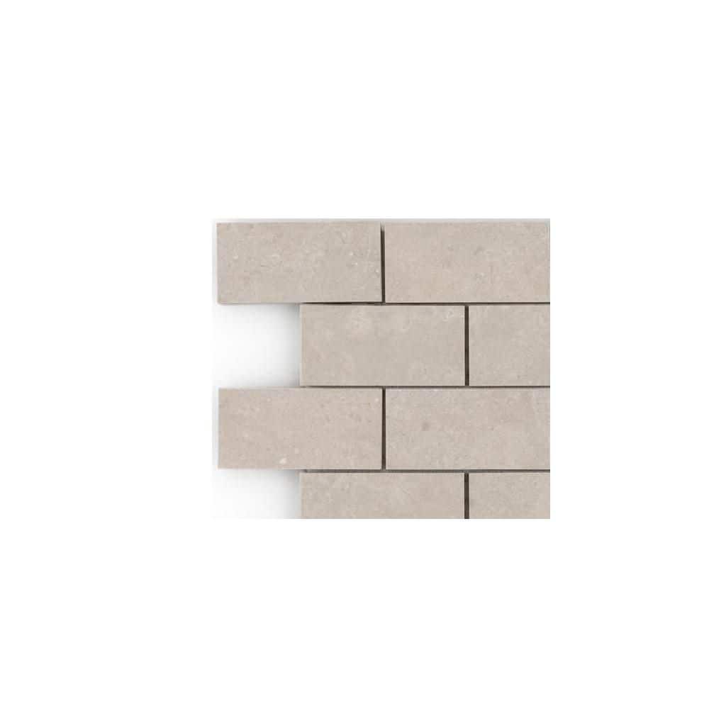 Jeffrey Court Take Home Tile Sample - 2x4 Subway Botticino Beige 4 in ...