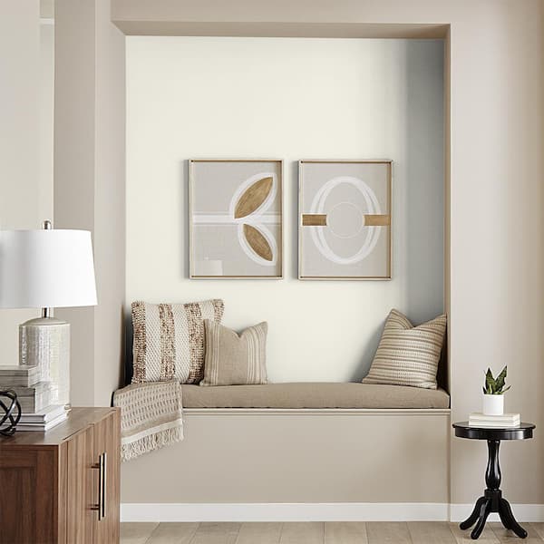 BEHR DYNASTY 1 gal. BWC 04 Beach House Eggshell Enamel Interior Stain Blocking Paint Primer 265001 The Home Depot