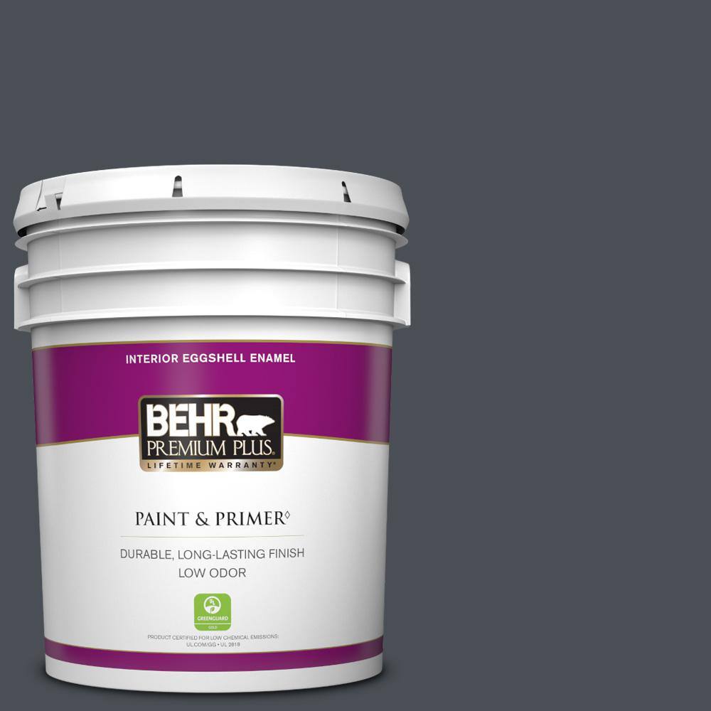 BEHR PREMIUM PLUS 5 gal. #PPU15-20 Poppy Seed Eggshell Enamel Low Odor ...