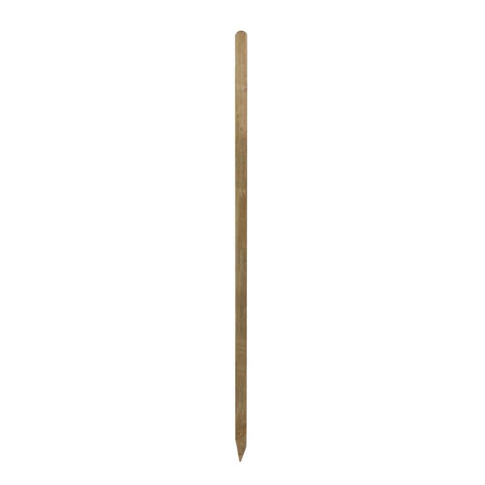 ProWood 96 in. Wooden Pressure-Treated Tree Stake 251224 - The Home Depot