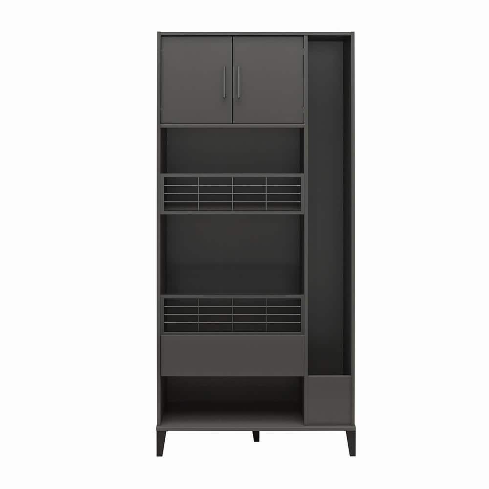 SystemBuild Evolution Amplus Graphite Sports Storage Cabinet DE53529 ...