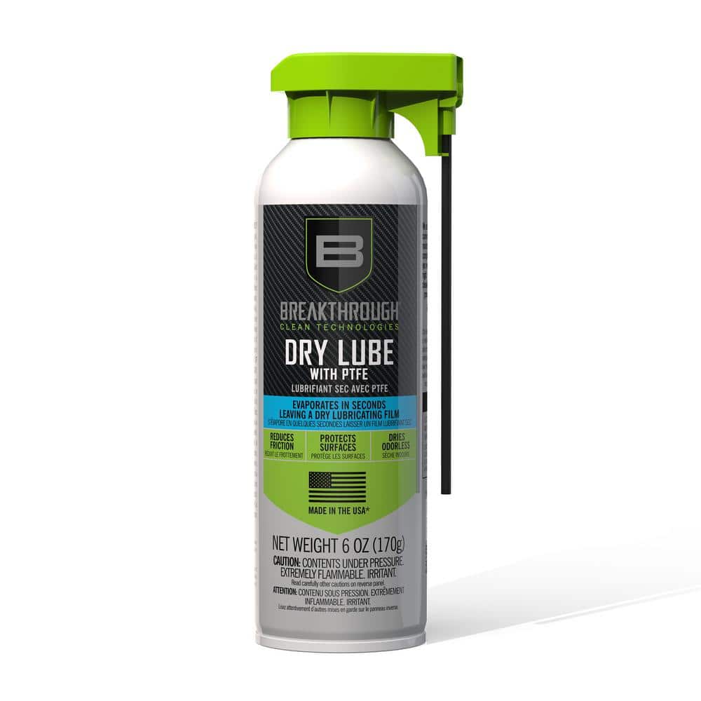 B BREAKTHROUGH CLEAN TECHNOLOGIES 6 oz. Aerosol Dry Lube Clear BTA-DL ...