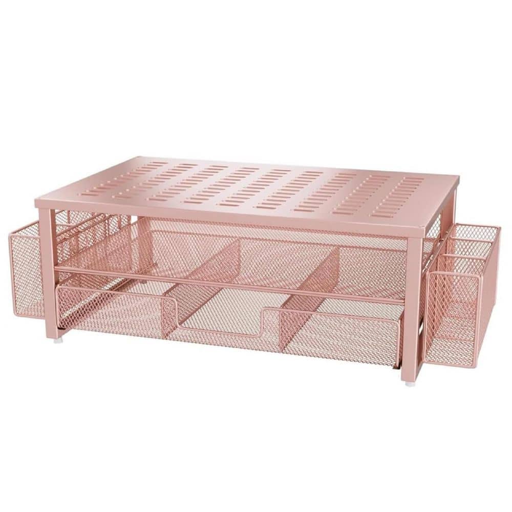 OBJLGEV Desk Monitor Stand Riser with Drawer and Pen Holders for Home ...