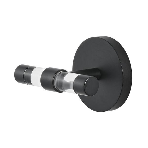 Swiss Madison Verre Acrylic Knob Robe/Towel Hook in Matte Black SM ...