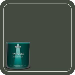 BEHR MARQUEE 1 gal. #BXC-12 Deep Forest Semi-Gloss Enamel Exterior ...
