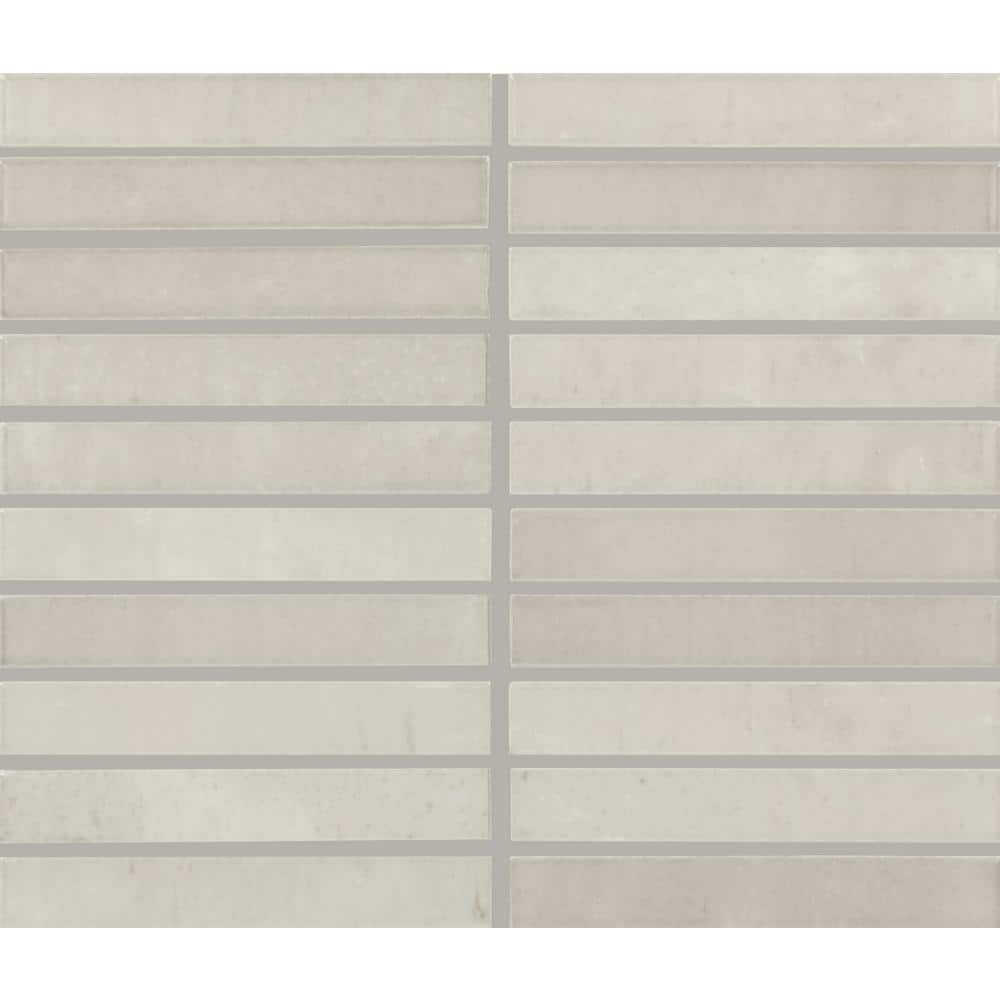 Daltile Miramo Pearl 2-1/2 in. x 3 in. Glossy Ceramic Straight Joint ...