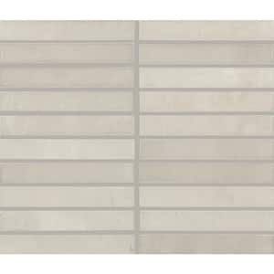 Daltile Miramo Pearl 3 in. x 2-3/4 in. Glossy Ceramic Picket Mosaic ...