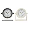 Litton Lane Multi Colored Metal Analog Clock (Set of 2) 37866 - The ...
