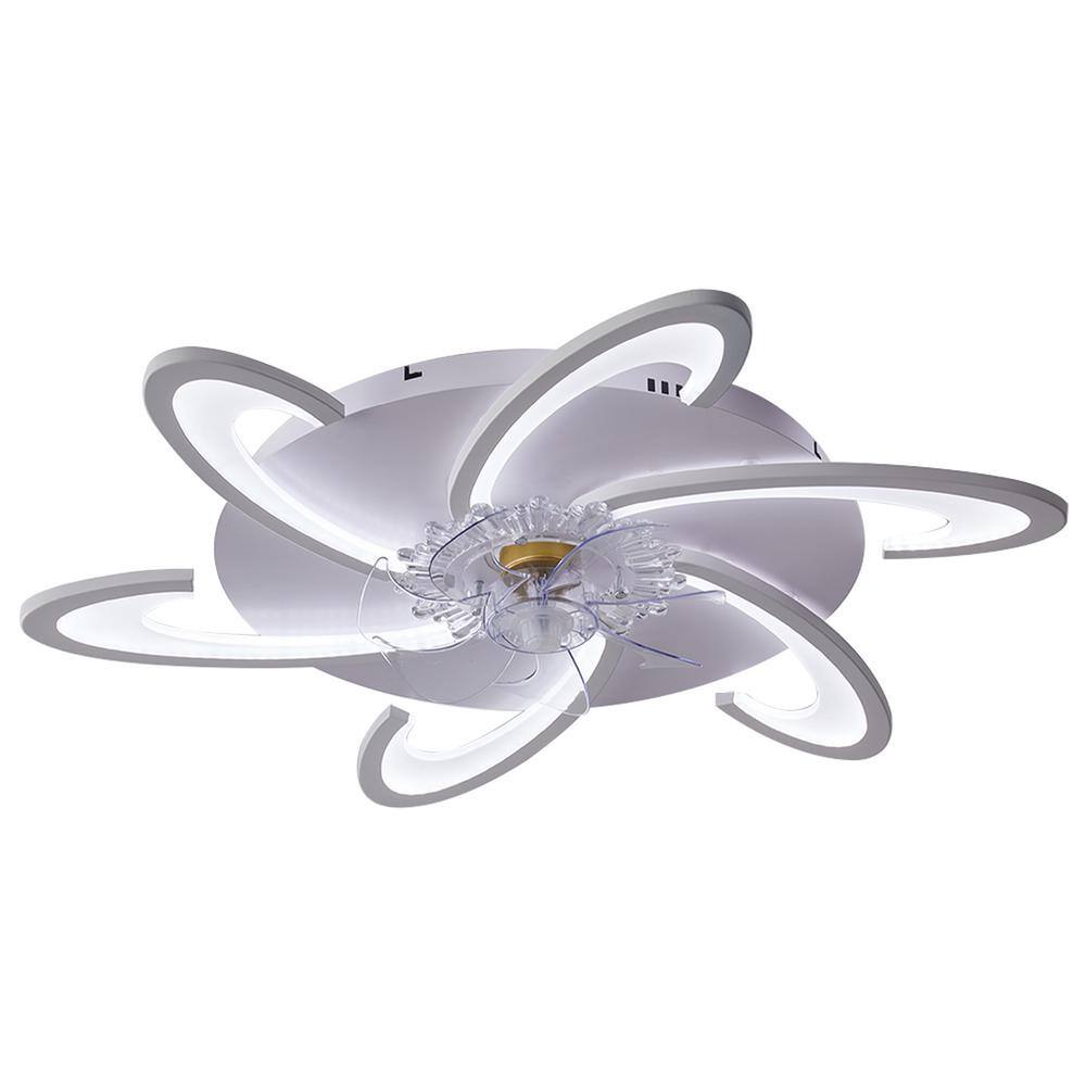 Nivencai 32 in. Indoor White Ceiling Fan with Adjustable White ...