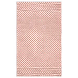 SAFAVIEH Boston Orange 2 ft. x 11 ft. Geometric Runner Rug BOS685C-211