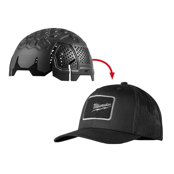 Milwaukee Black Snapback Bump Cap 48-73-1063 - The Home Depot