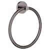GROHE Essentials Towel Ring in Hard Graphite 40365A01 - The Home Depot
