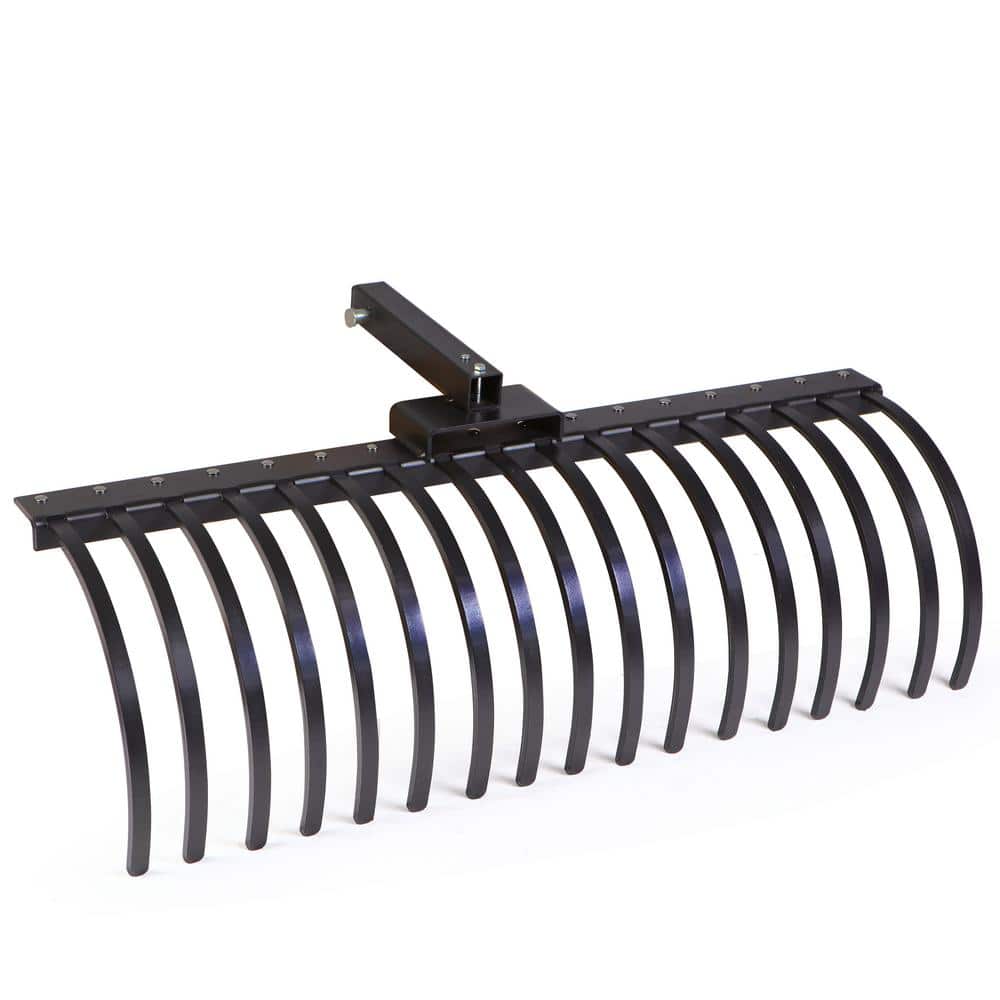 Wildaven 49 in. Tractor Pine Straw Rake with 2 in. Receiver LPLC901 ...