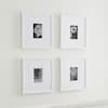 StyleWell White Modern Frame with White Matte Gallery Wall Picture ...