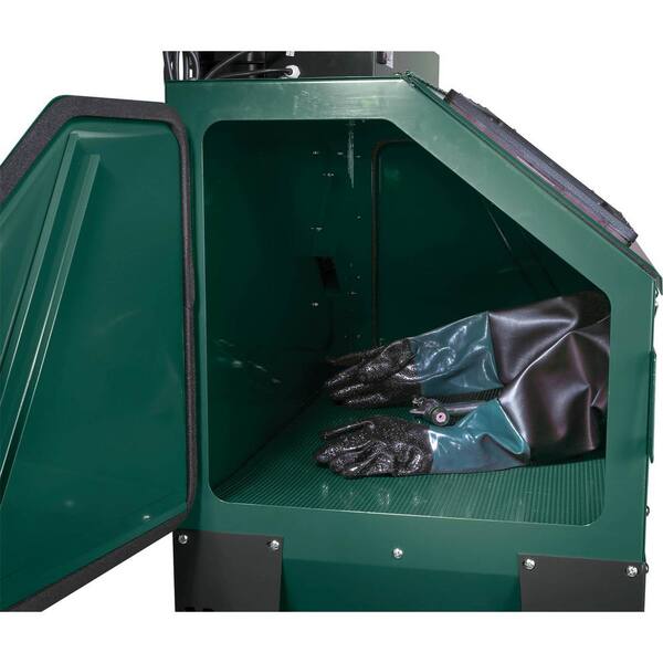 Dual Station Blast Cabinets 41200 Front Open Dual Station Abrasive ...